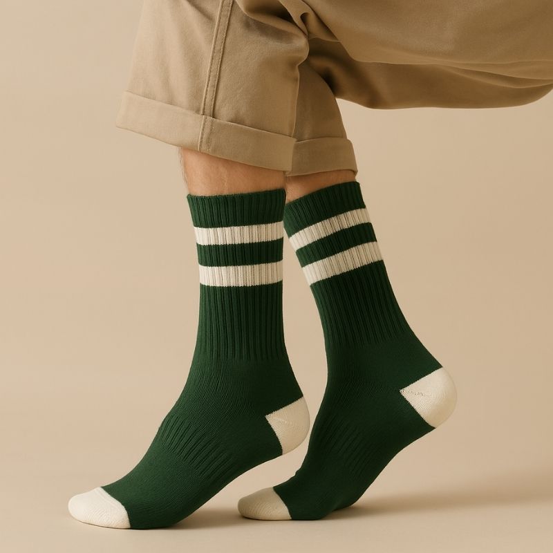 Forest Ace Athletic Socks – Premium Green Sports Socks | SockSoho